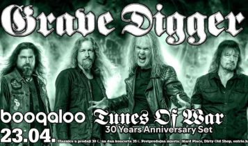 Znana je časovnica današnjega koncerta Grave Digger, Crystallion, Silly ...